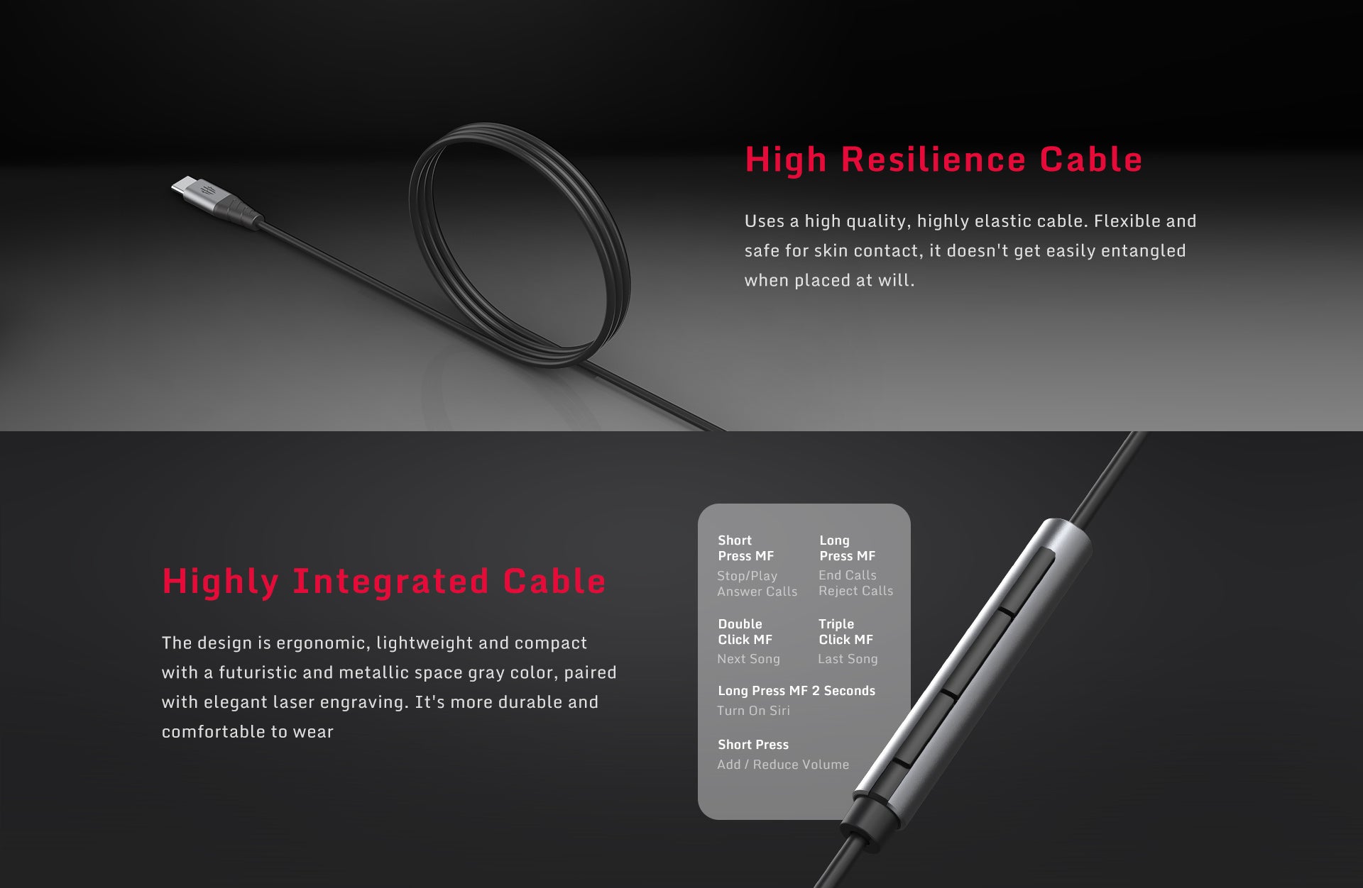 REDMAGIC Magic Sound Earphones(USB-C)- REDMAGIC (Global)